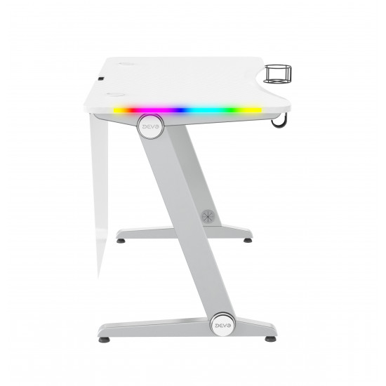 Devo Gaming Table - Axie - White